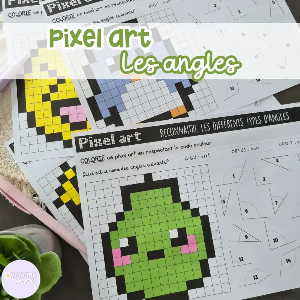 Pixel art : les angles | Madame CCmelle